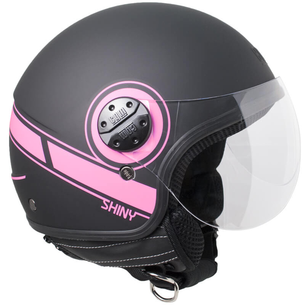 Open motorcycle helmet SHINY - pink | CAPPA - Auto, Moto, Cyklo ...